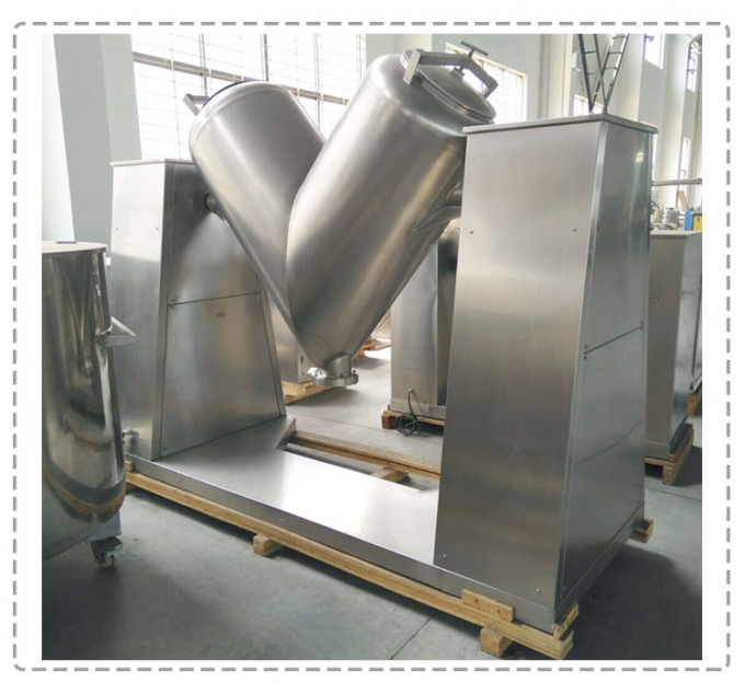180L Barrel Pharmaceutical Powder Mixer Machine 15rpm V Series