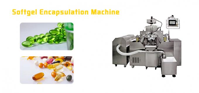 Paintball Capsule Softgel Encapsulation Machine 2.3KW 7rpm