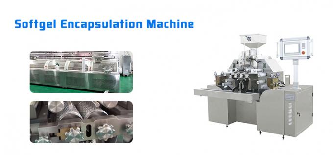Vitamin Softgel Encapsulation Machine 7rpm For Gelatin