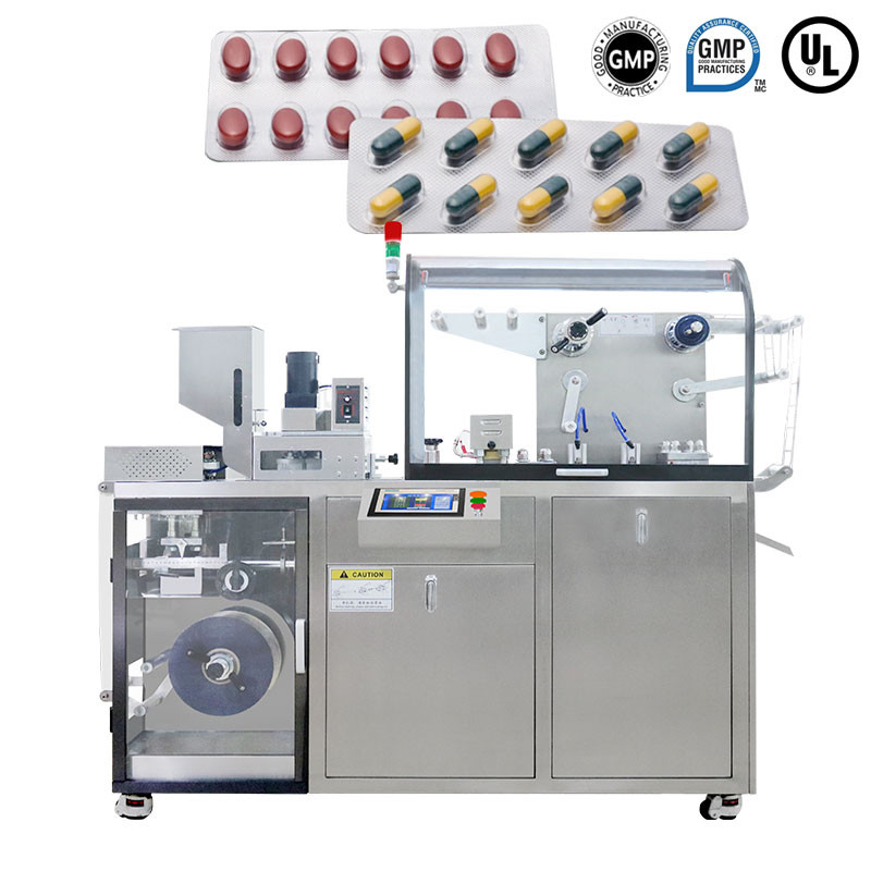 Automatic Pharmaceutical Pill Blister Packing Machine Soft Gel Capsule ...