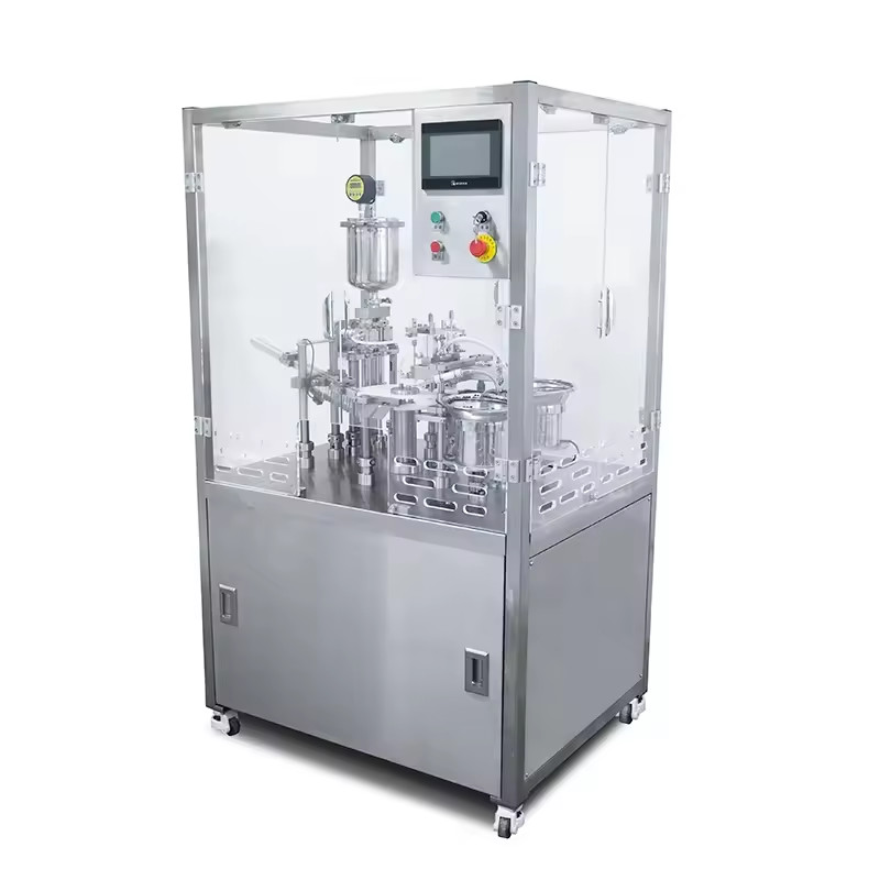 5.5KW Power Consumption Liquid Syringe Filling Machine 0.55-0.75Mpa ...