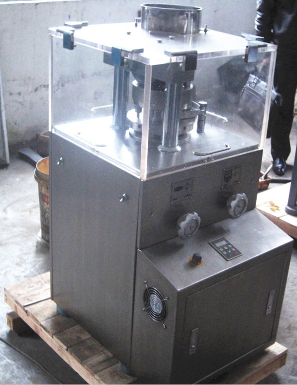 Small Automatic Single Punch Rotary Tablet Press Machine For Chemical ...